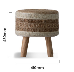 Juko Handmade Ottoman Stool | Cielo