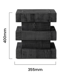 Machony Side Table - Black | Cielo