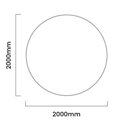 Merando Rug – Round Woven Spiral Rug | Cielo