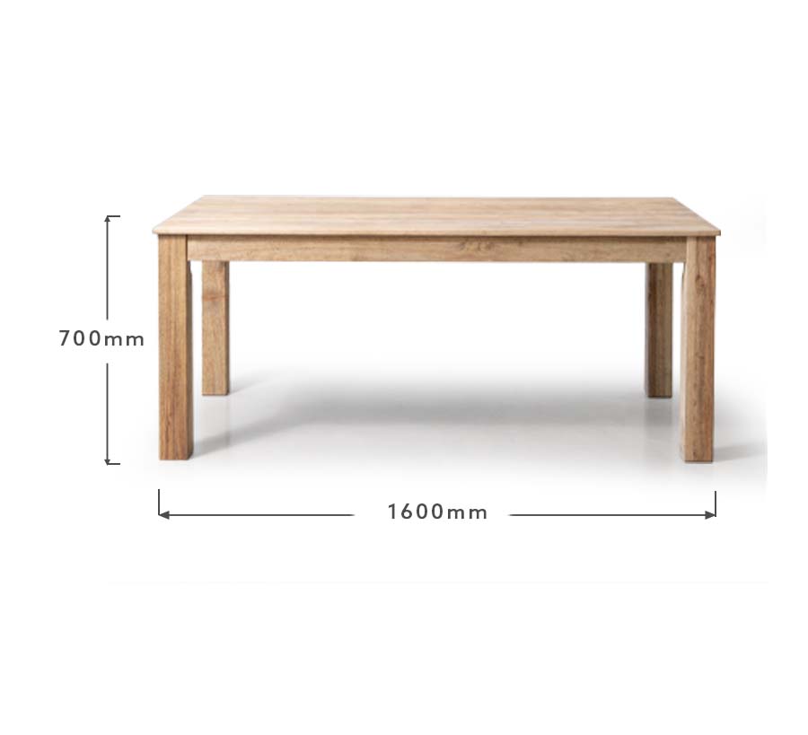 Montreal Atom 6 Seater Dining Set (1.6m) - Black | Cielo