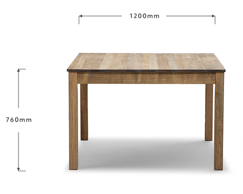 Montreal Square Dining Table 1.2m | Cielo