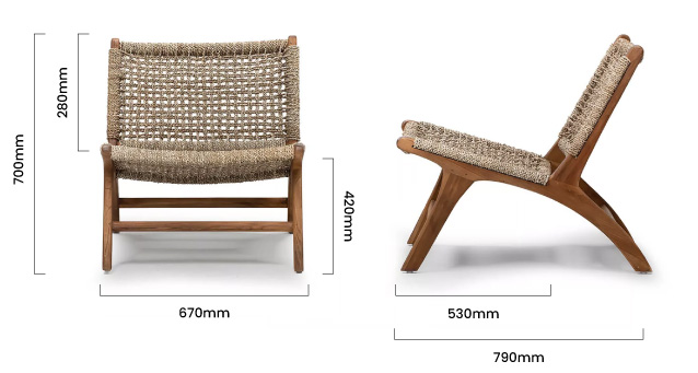 Camdyn Chair - Seagrass For Sale | Cielo