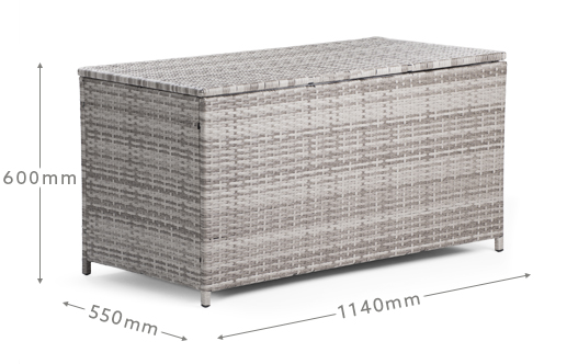 Pool Storage Box - Titanium | Cielo