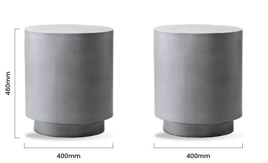 Veneto Side Table - Natural Grey | Cielo