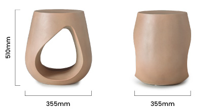 Zyron Side Table - Clay | Cielo