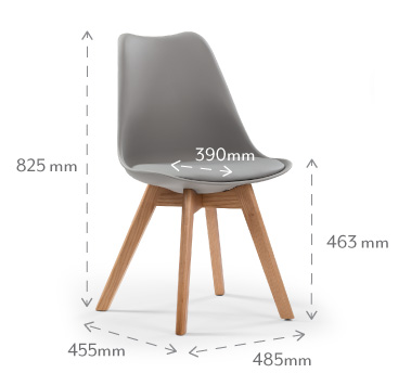 Cody Dining Chair - Grey | Dining Room Chairs for Sale