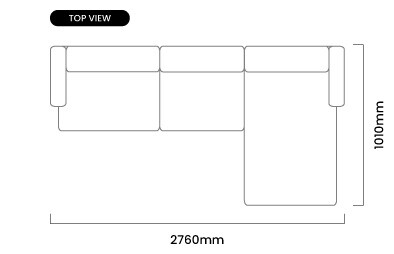 Easton L-Shape Couch - Flint | Cielo